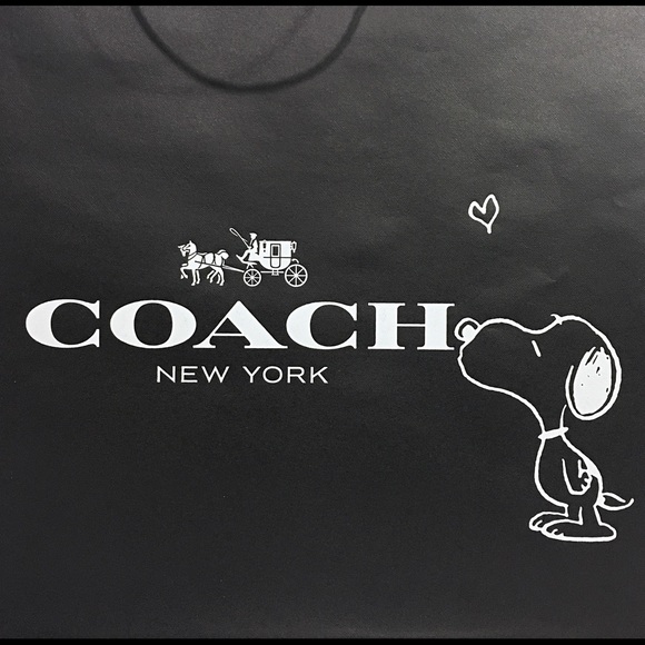 Coach | Bags | Coach Peanuts Snoopy Collectors Xl Shopping Bag | Poshmark